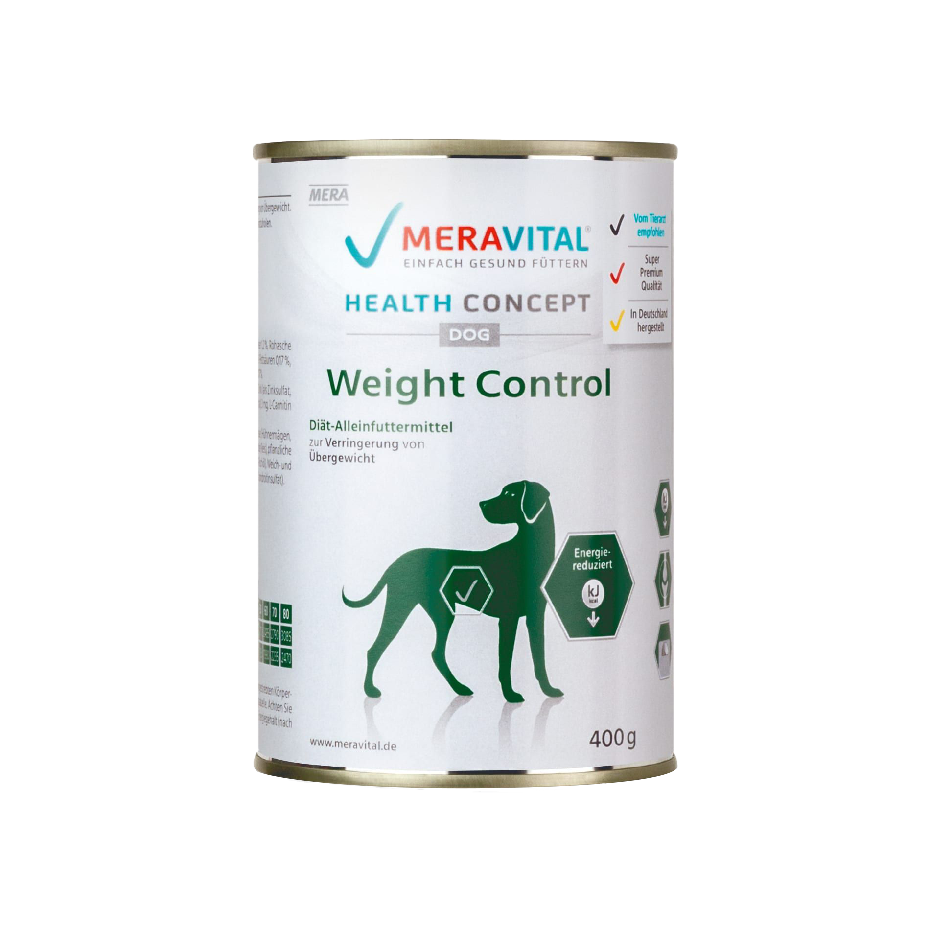 Paté Mera Vital Weight Control Chien 400g - Mera Maroc